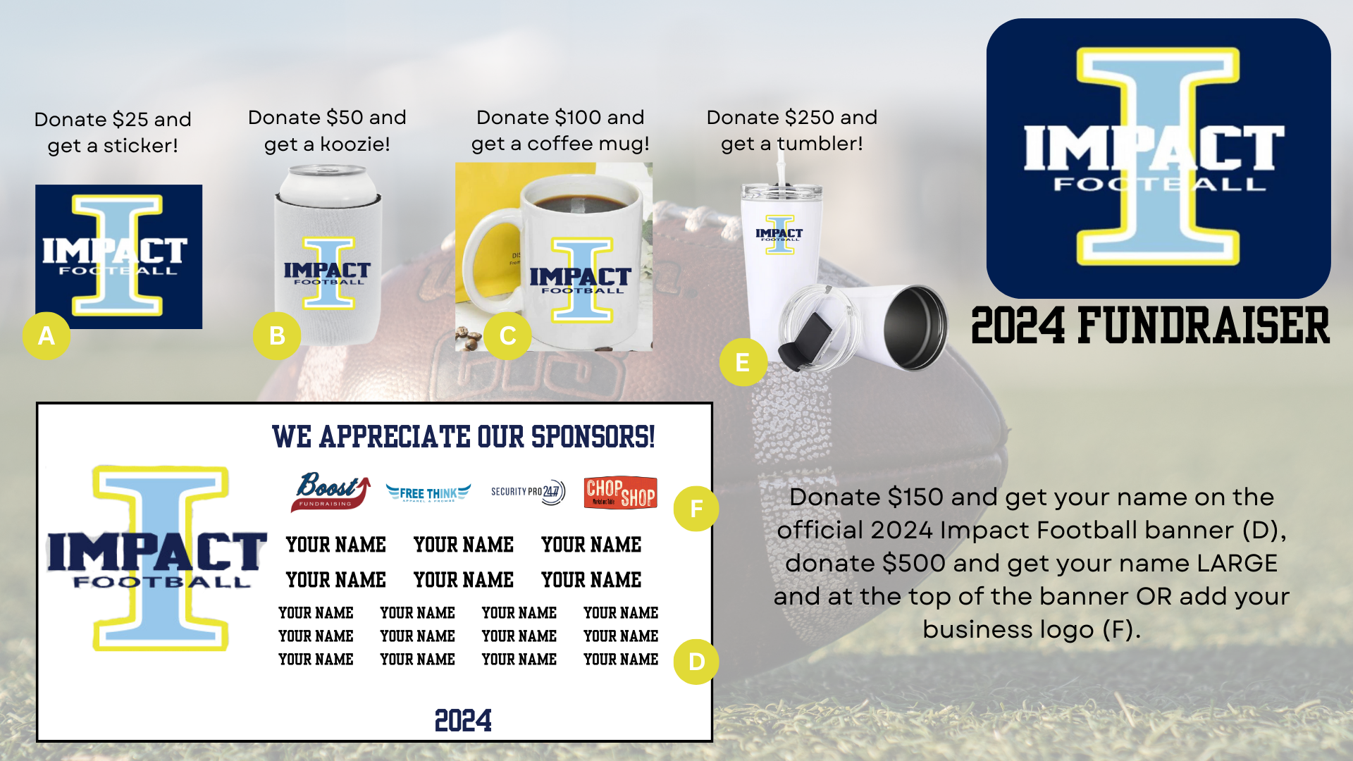 Support Impact Football 🏈