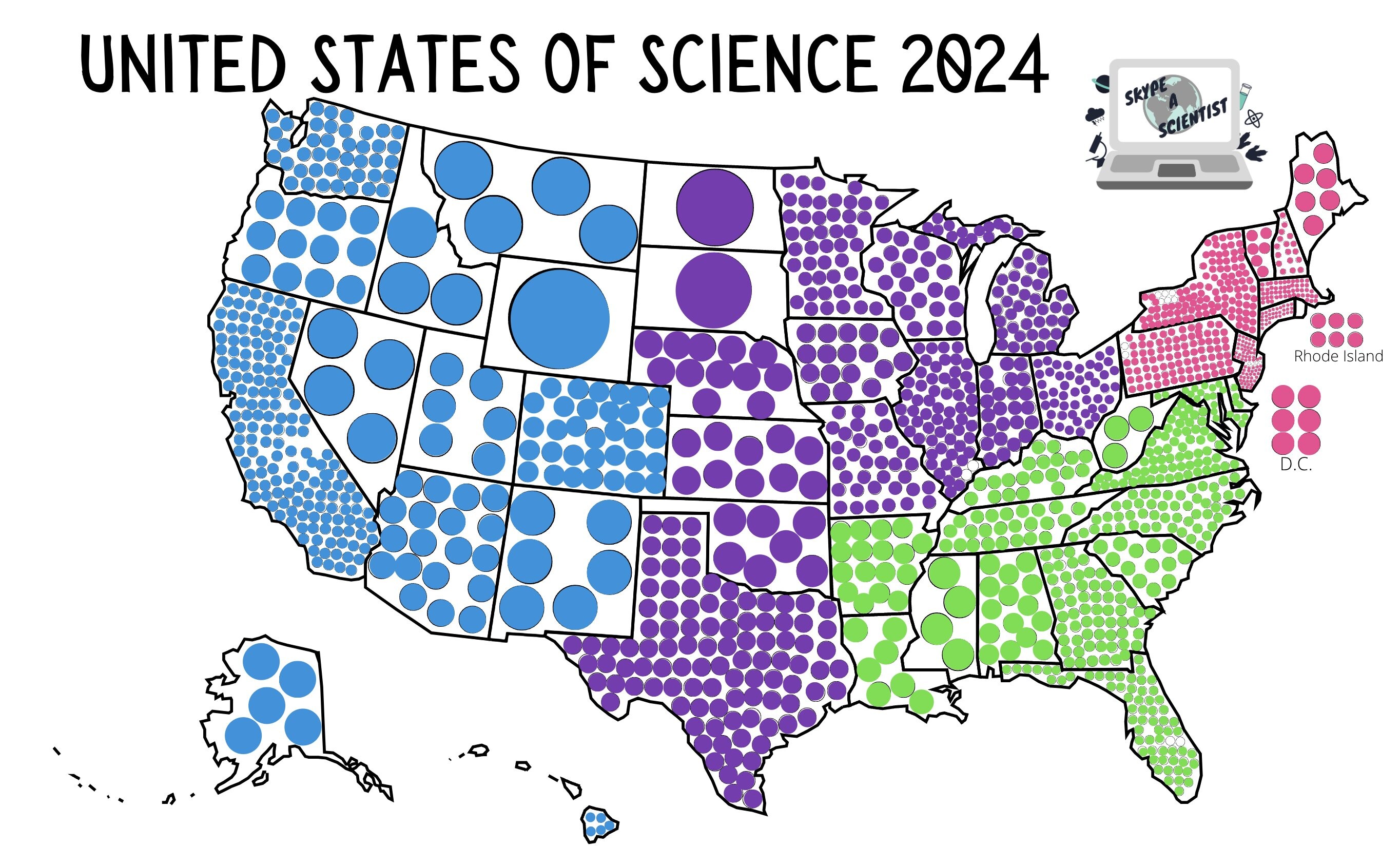 United States of Science 2024 | Skype a Scientist