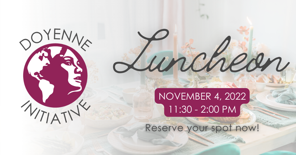 Doyenne Initiative Luncheon | Doyenne Initiative