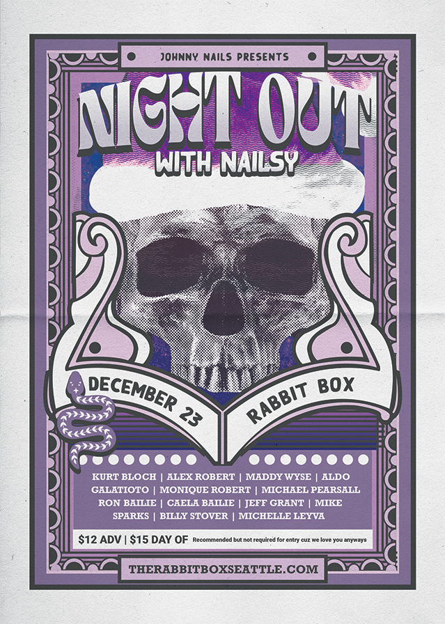CANCELED Johnny Nails Presents Night Out With Nailsy - NEW DATE TBA