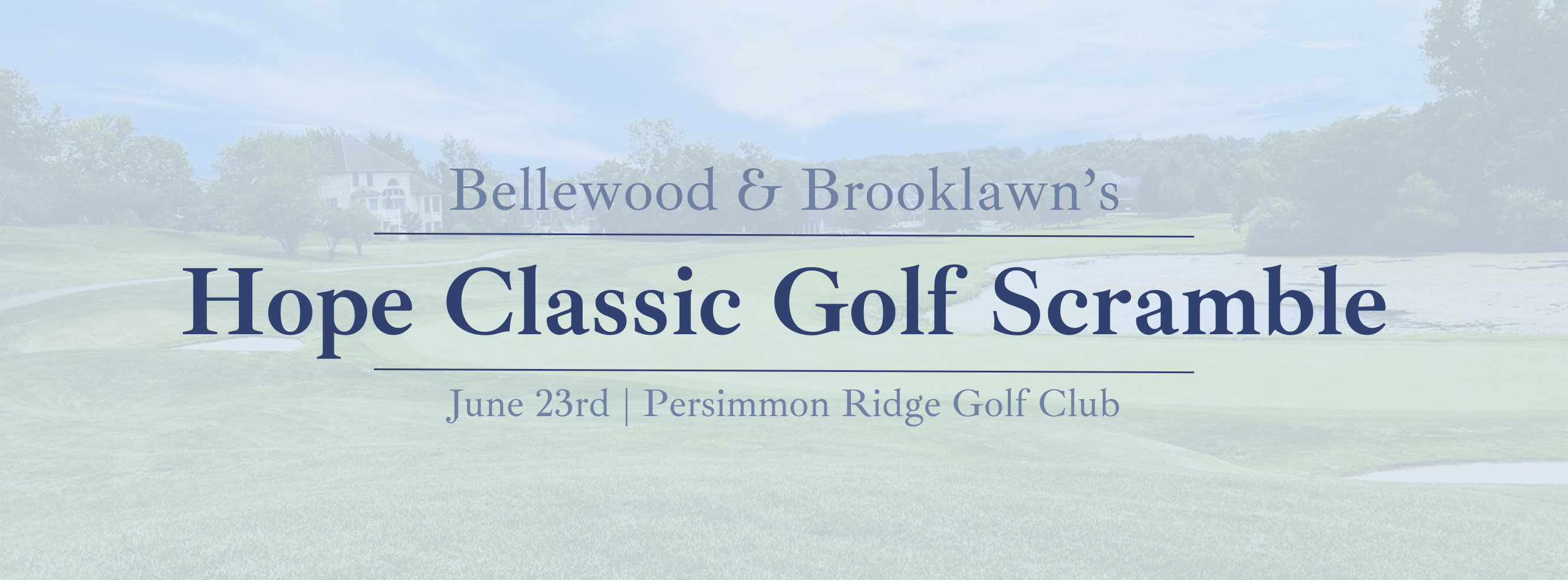 2025 Hope Classic Golf Scramble