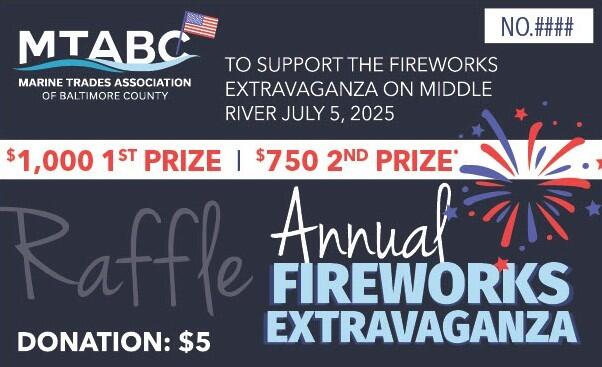 2025 Fireworks Raffle Tickets