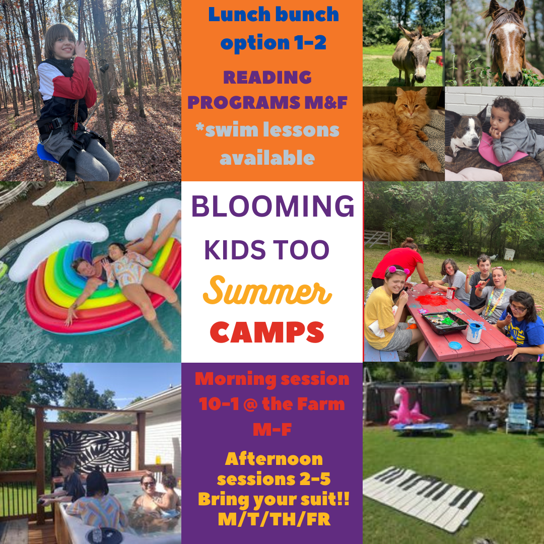 Blooming Kids Too! Summer Camp funds