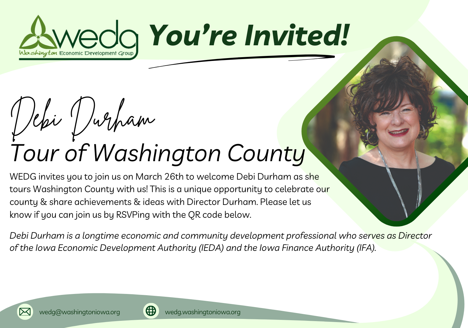Director Debi Durham visit to Washington County, March 26, 2025 ...