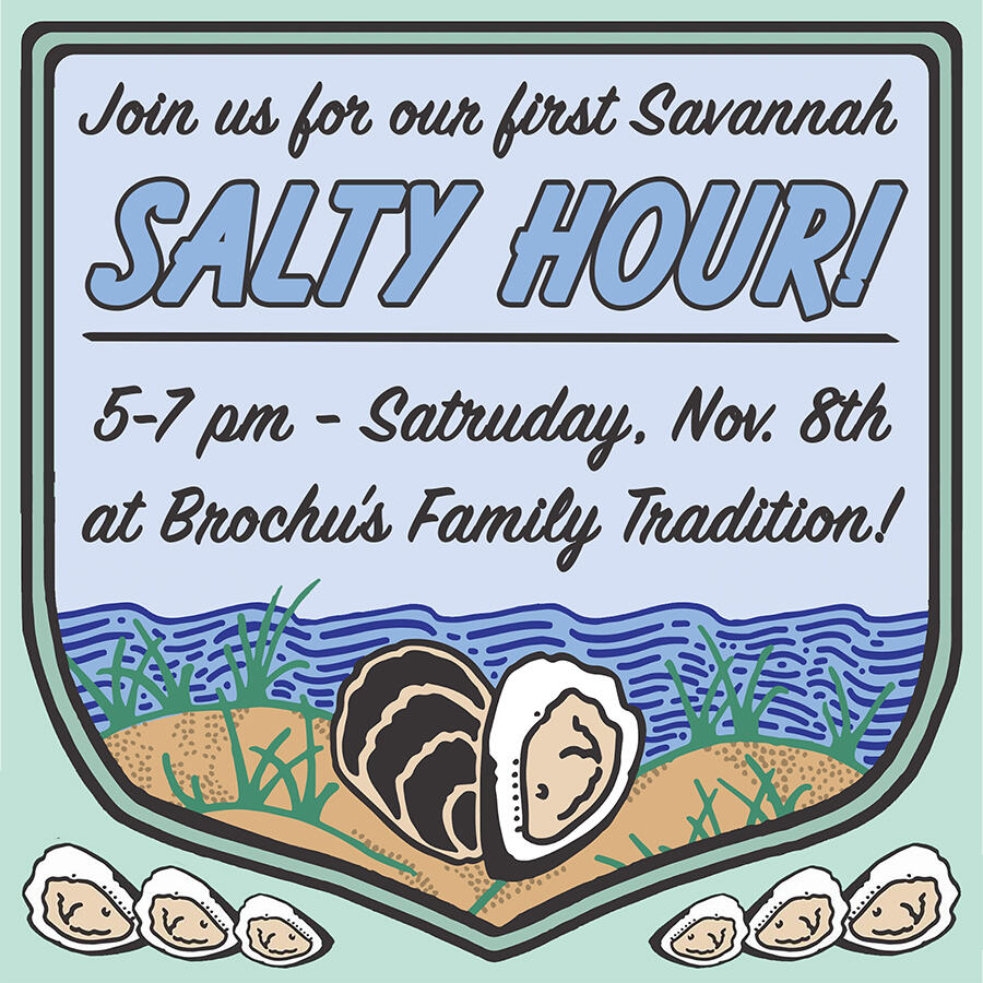 Salty Hour with Shell to Shore at Brochu's! | Shell to Shore Inc.