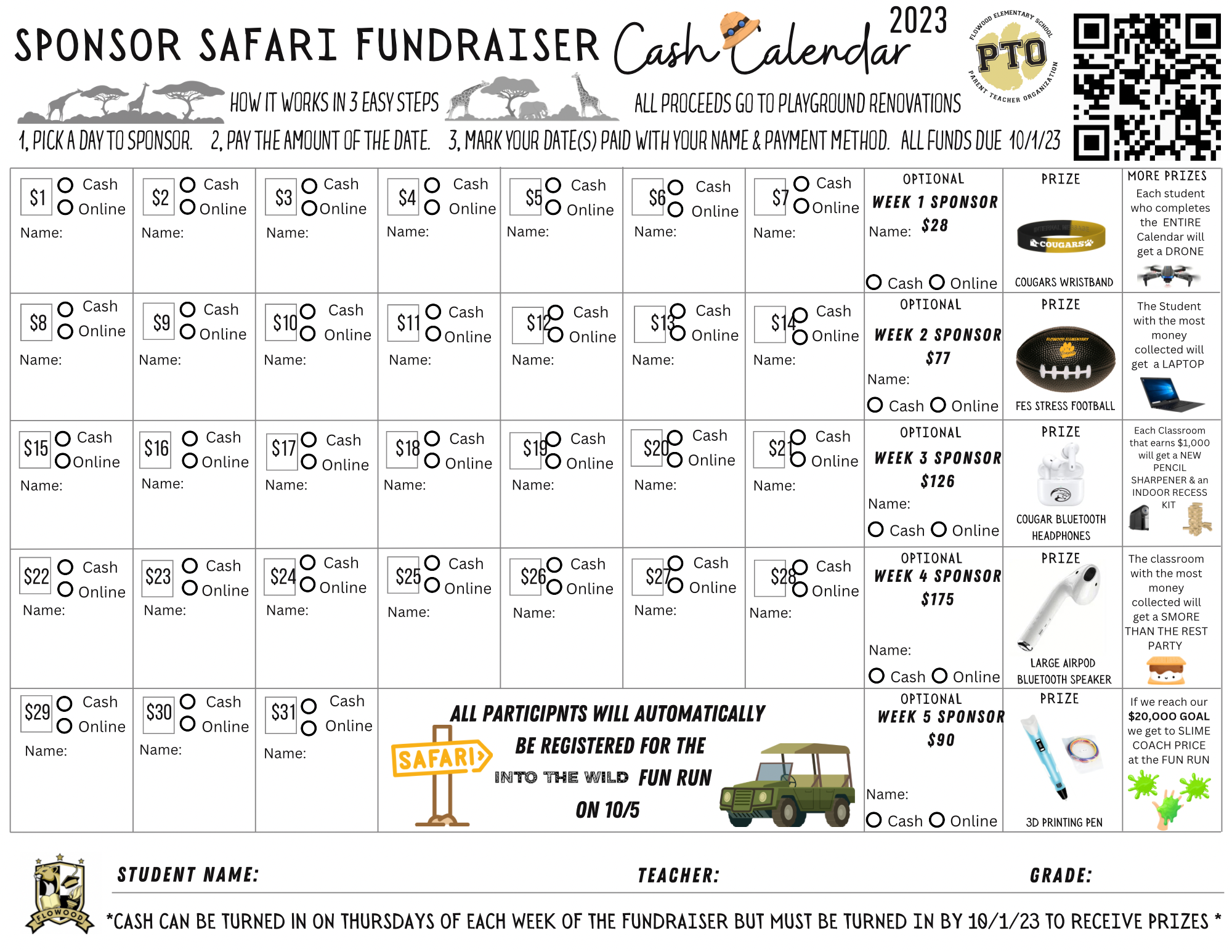 Sponsor Safari Fundraiser | Flowood Elementary School Foundation