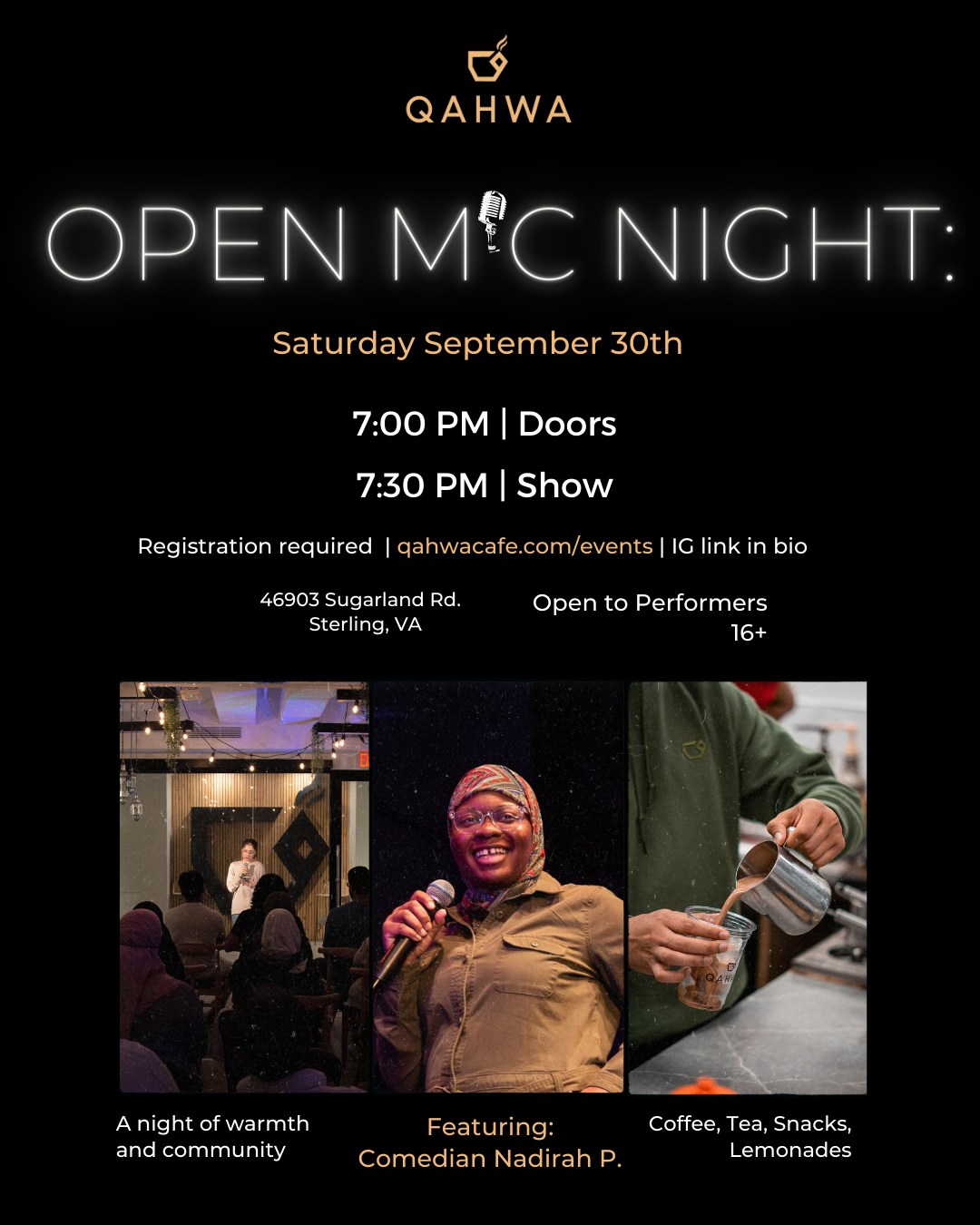 Open Mic Sept. 30th