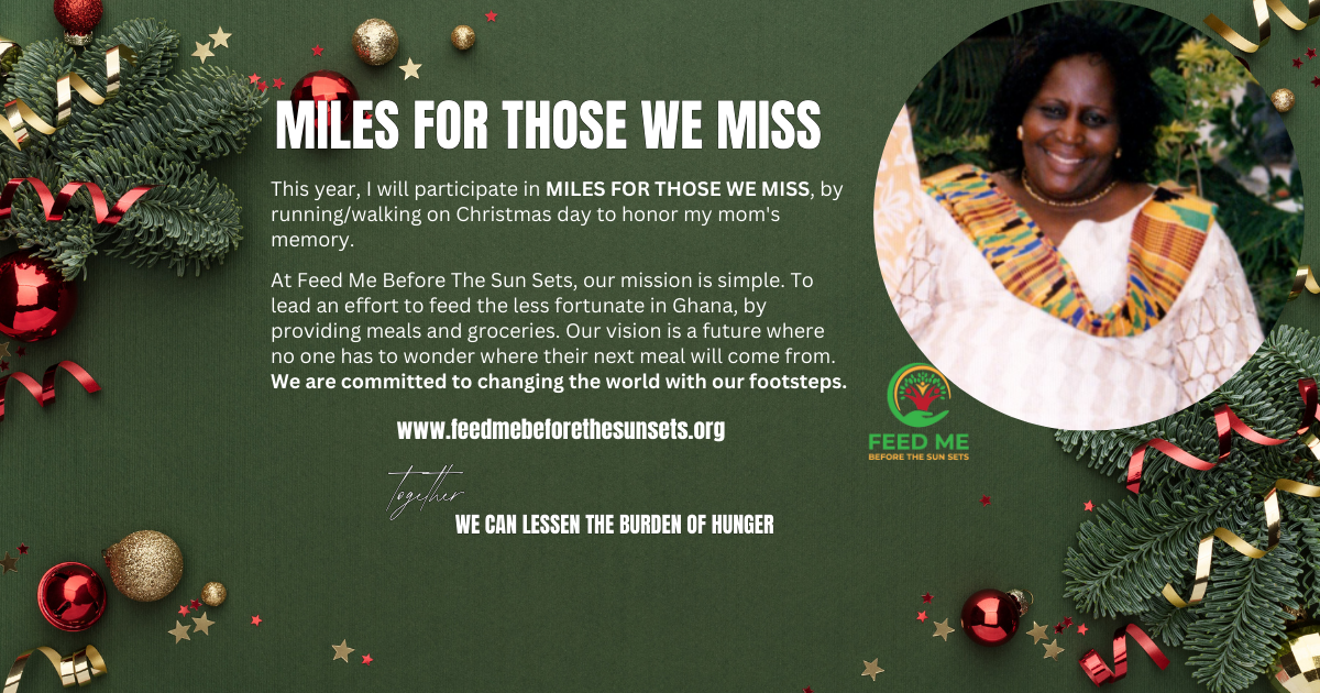 MILES FOR THOSE WE MISS