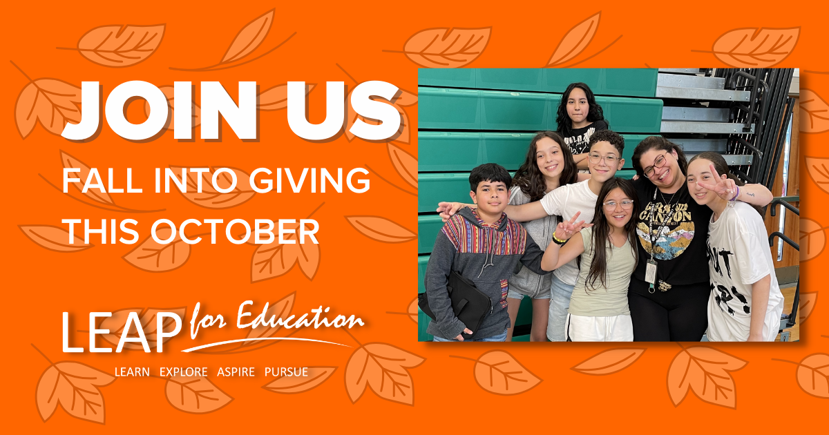 2023 Fall Into Giving with LEAP | LEAP for Education Inc.