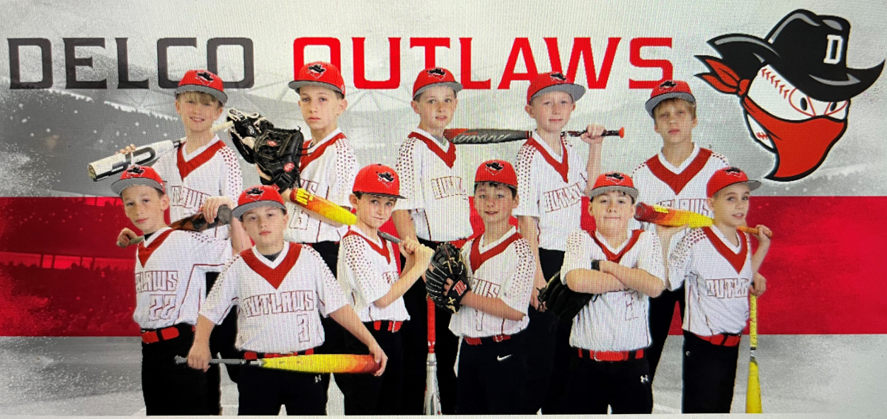 10U Delco Outlaws Baseball Sponsorship