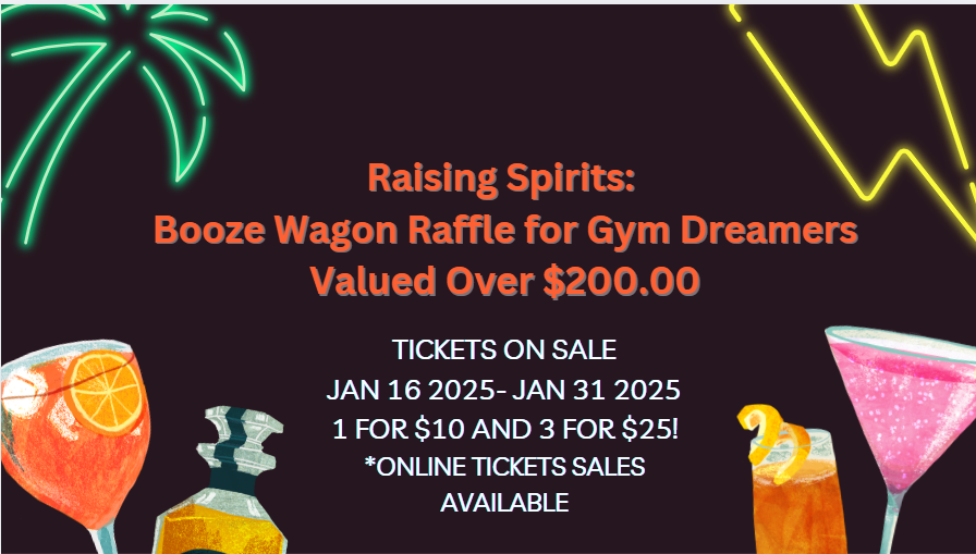 Booze Wagon Raffle | Gym Dreamers PC