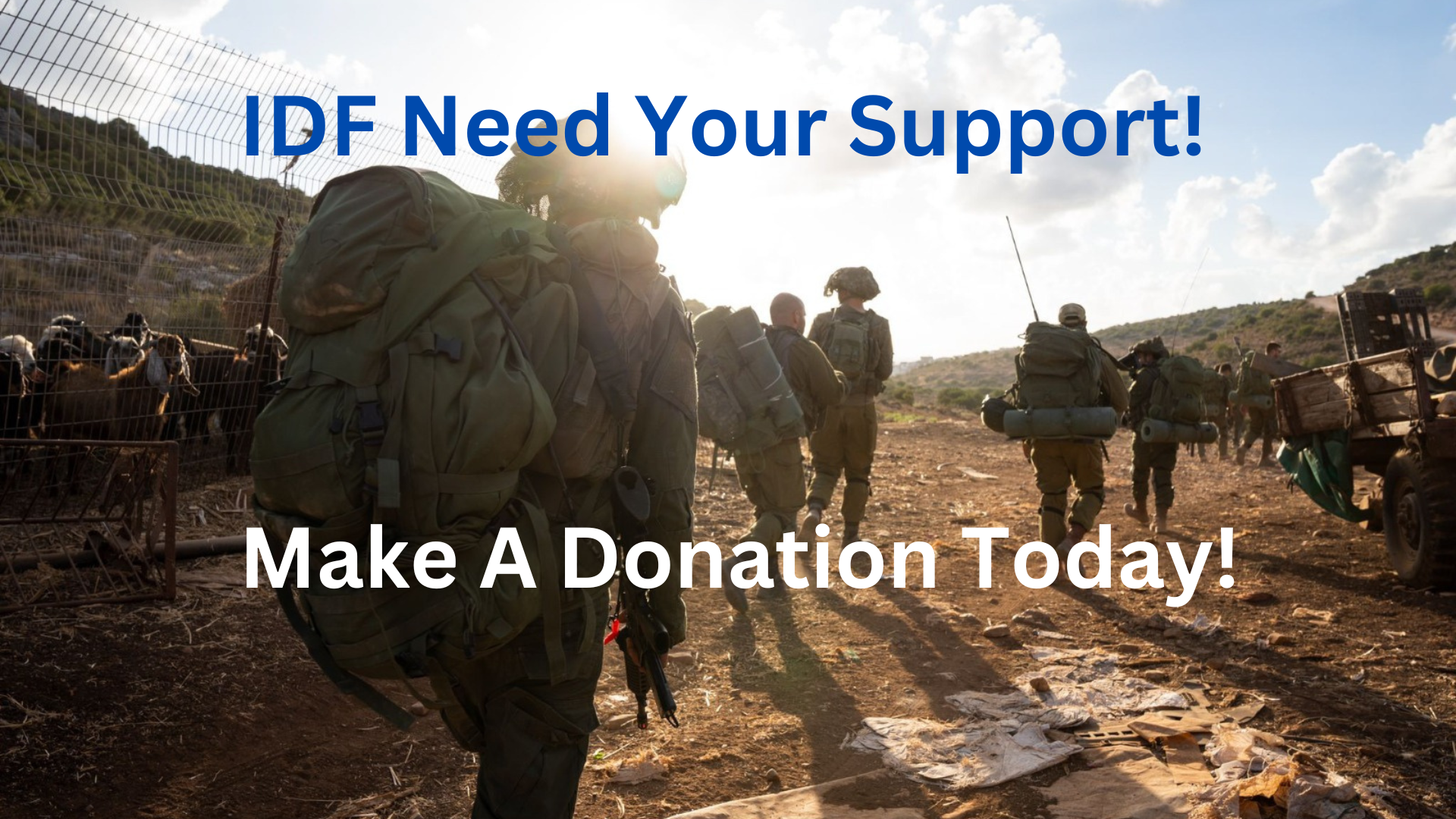 Support Our IDF Soldiers Heroes and their Families in Israel