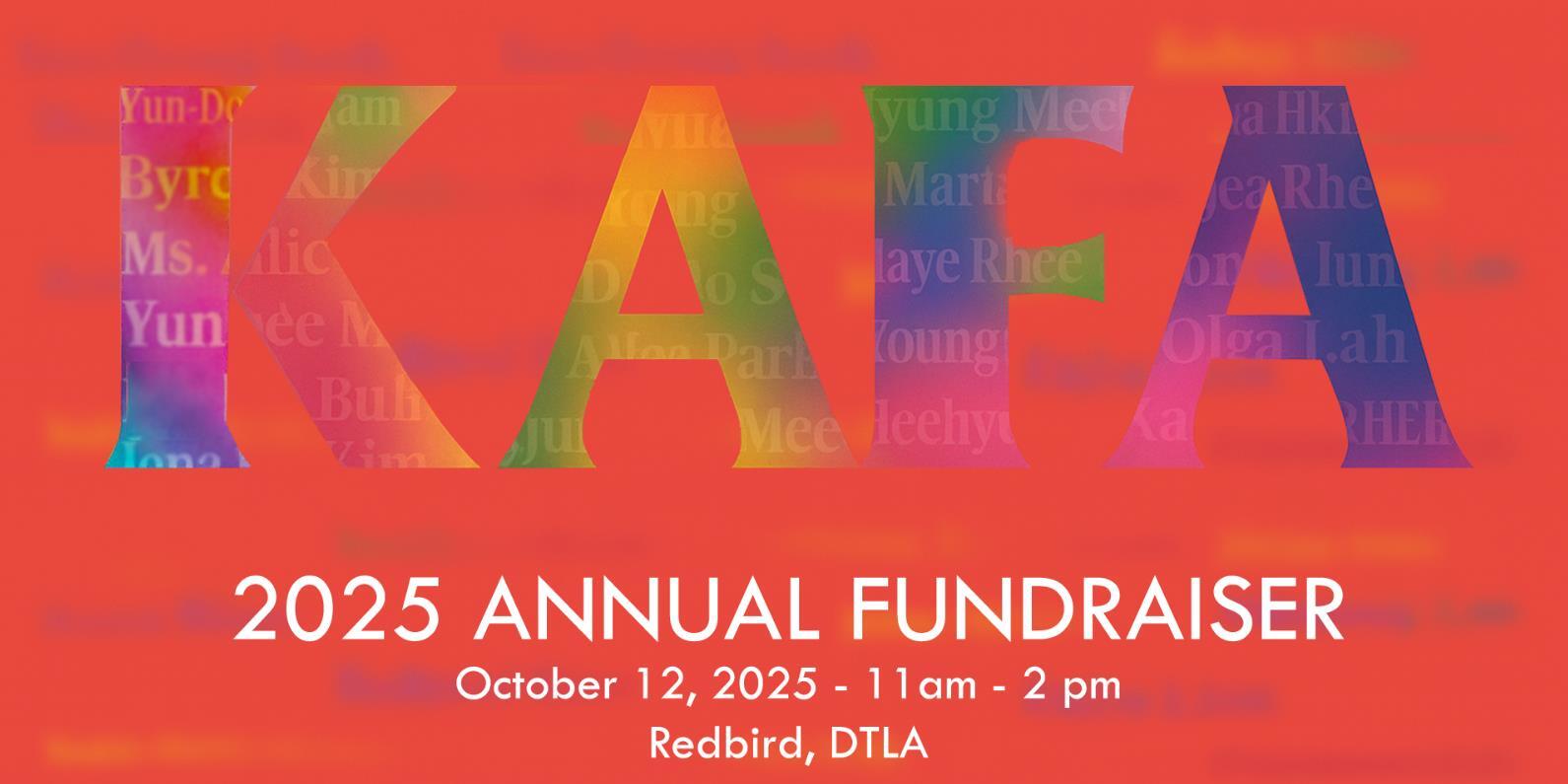 2025 KAFA ANNUAL FUNDRAISER | Korea Arts Foundation of America