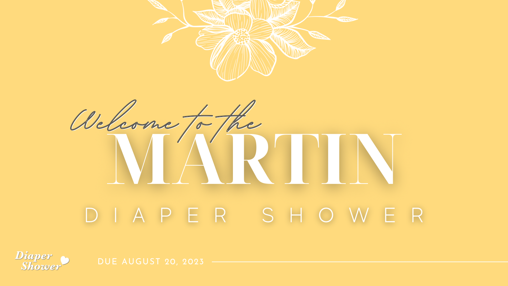 Baby Martin’s Diaper Shower | Diaper Shower