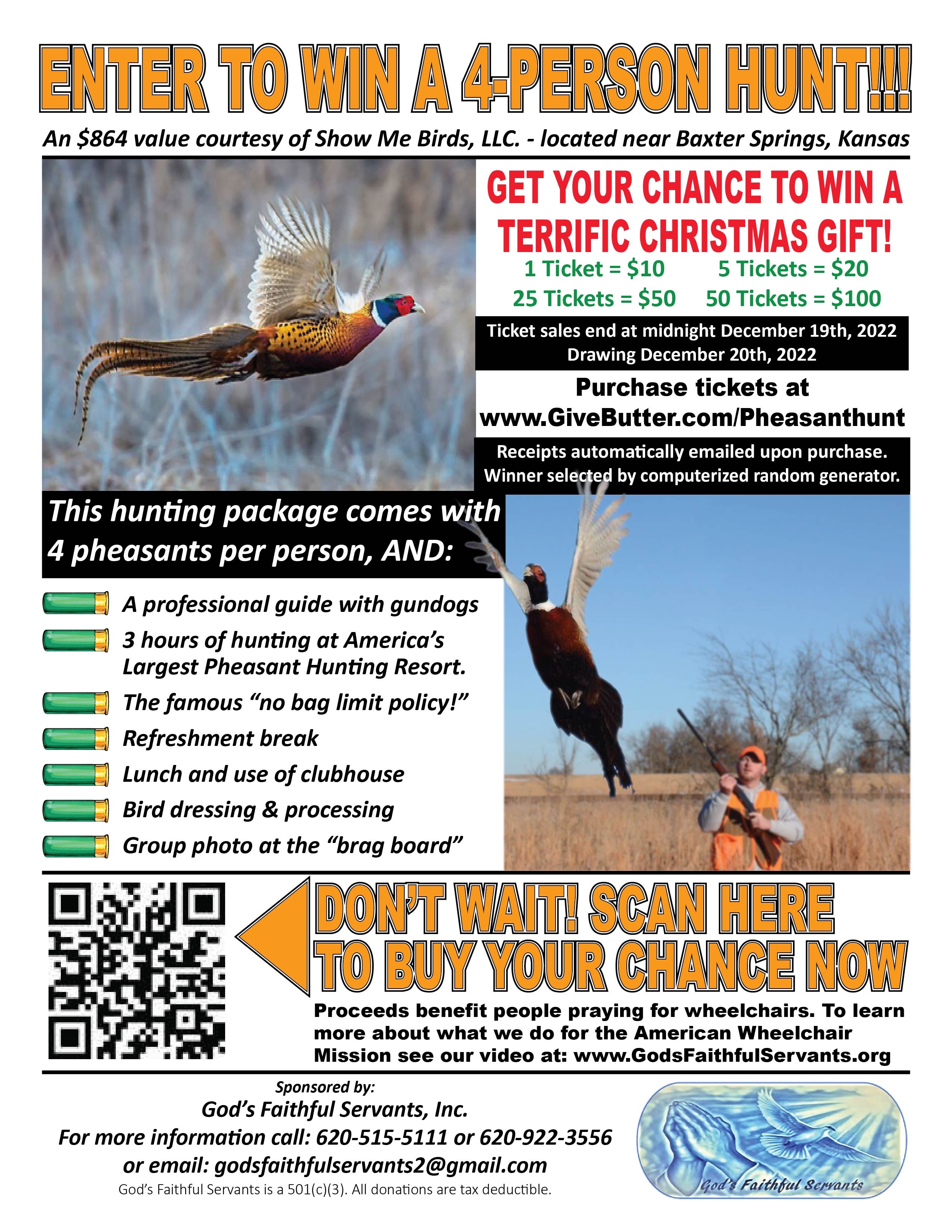 4- Person Pheasant Hunt