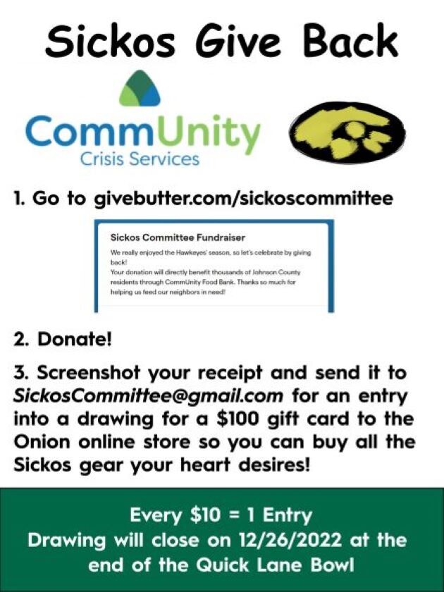 Sickos Committee Fundraiser