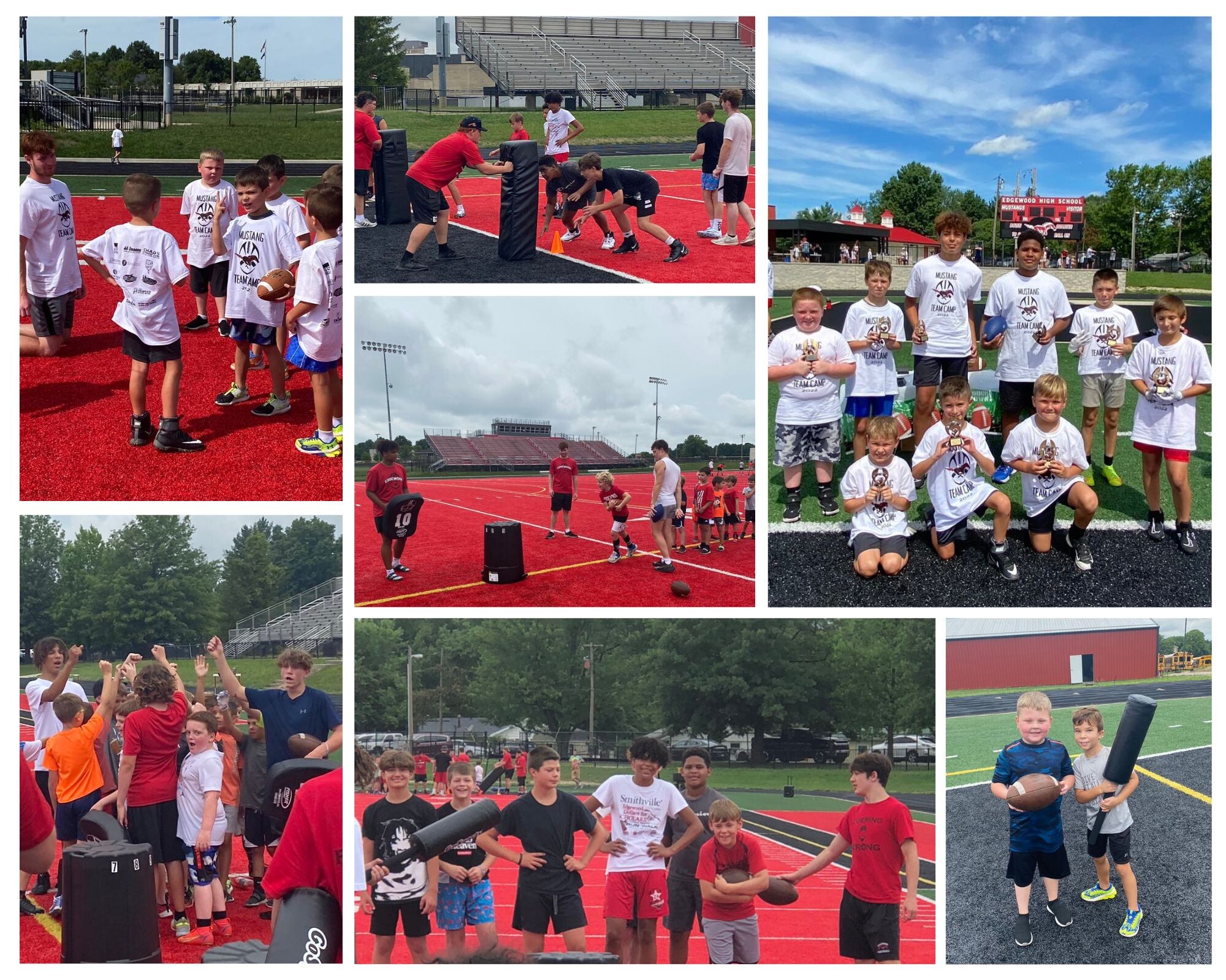 Edgewood Mustangs Youth Football Team Camp