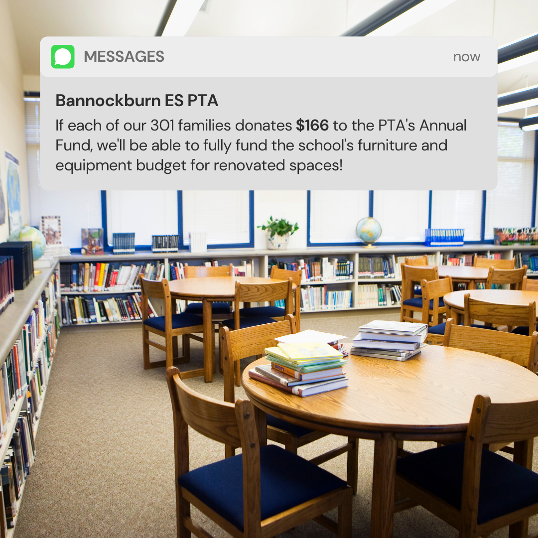 Donate to the Bannockburn PTA's Annual Fund!